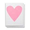 Baby Pink Heart Note Card